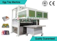 China Recycled Paper Pulp Molding Machine Semi - Automatic Egg Tray Line With Dryer for sale