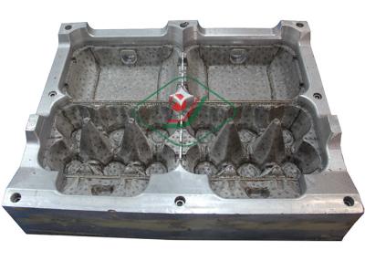 China Aluminium 6 Cavities Egg Box Clam Shell Mould with High Precision CNC Processing and 15-25 Day Delivery for sale