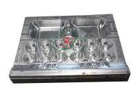China Aluminium 6 Cavities Egg Box Clam Shell Mould with High Precision CNC Processing and 15-25 Day Delivery for sale