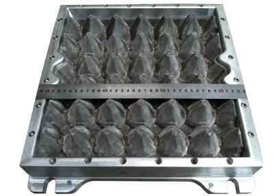 China 30 Cavities Plastic Egg Tray Dies with Aluminum CNC Moulds for Paper Egg Box Production for sale