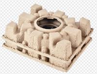 China P2480 Recycled Full-auto Molded Pulp Machine 120-150 kgs/h Capacity for Industrial Packaging and Seeding Pots for sale