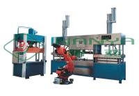 China Nanya Fully Automatic Paper Plate Thermalforming Machine With Robot 220-440V for sale