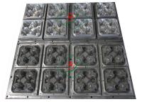 China 4 Cavities Aluminum Cup Carrier Pulp Molding Tooling with CNC Precision & 15-25 Day Delivery for sale