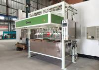 China BY010 Double Station Pulp Molding Machine 100-150kg/h Capacity with 800×600mm Mould Plate for Industrial Packaging for sale