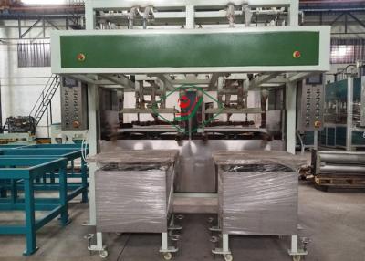 China Auto Paper Pulp Molding Machine BY010 - Dual Station 100-150 kg/h Capacity with 800×600 mm Mould Plate for sale