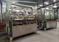 China Semi-automatic Reciprocating Pulp Egg Tray Making Machine With Double Cylinder for sale