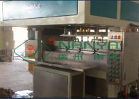 China Recycling Paper Double Roller Egg Carton / Egg Tray Pulp Moulded Machine 1 Year Warranty for sale