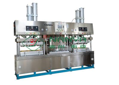 China Semi-Automatic Bagasse Paper Plate Making Machine 1100×800mm with 6-8 Ton Daily Capacity and PLC Control for sale