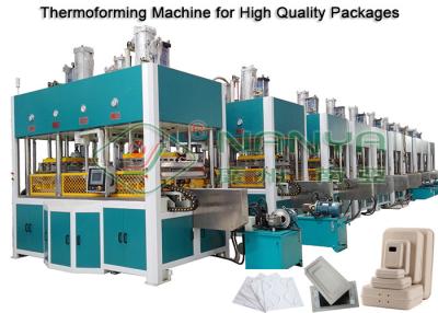 China HF-05 Paper Molded Pulp Machine with 150kg/h Capacity, 1100×800mm Platen Size for Packaging Production for sale