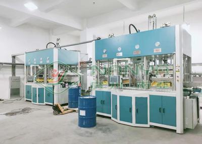 China HF-02 Pulp Molding Machine with 60kg/h Capacity and 250kW Power for Disposable Packaging Production for sale