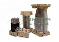 China Recycling Paper Double Roller Egg Carton / Egg Tray Pulp Moulded Machine 1 Year Warranty for sale