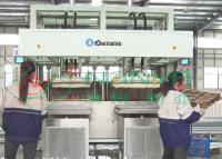 China ES1200-C Paper Recycling Pulp Tray Machine - 1200pcs/h Capacity with 80kW Power for Egg Trays and Industrial Packaging for sale