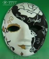 China Unbleached Recycled Paper Carnival Mask - Bagasse/Bamboo Pulp Material, 2000 MOQ, DIY Painting Surface for sale