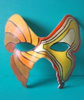 China Custom Pulp Molded Mask for Party Costume Decoration - Unbleached DIY Painting Surface, 2000 Pieces MOQ for sale
