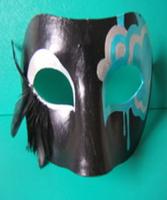 China Biodegradable Paper Pulp Halloween Mask NYM0604 - DIY Painting Surface, 2000pcs MOQ, 15-25 Day Production for sale