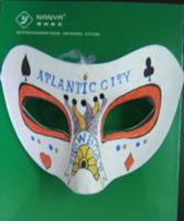 China Biodegradable Paper Pulp Halloween Mask NYM0604 - DIY Painting Surface, 2000pcs MOQ, 15-25 Day Production for sale