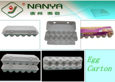 China Disposable 10-Cavity Paper Molded Egg Carton with Hinged Lid - 2×5 Configuration, Recycled Paper Pulp Material for sale