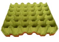 China Biodegradable 30-Cavity Pulp Molded Egg Tray | 5x6 Configuration | Eco-Friendly Paper Packaging for sale