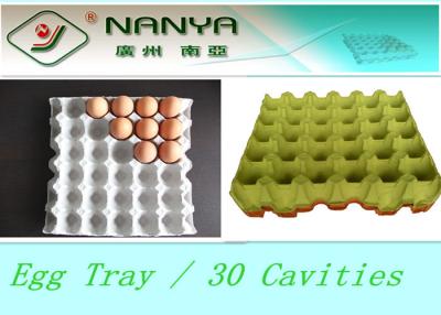 China Biodegradable 30-Cavity Pulp Molded Egg Tray | 5x6 Configuration | Eco-Friendly Paper Packaging for sale