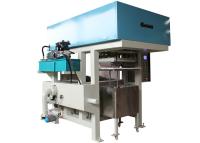 China Double Plate Turnover Type Paper Pulp Molding Machine 1600×400mm Plates 8-10pcs/min Production for sale