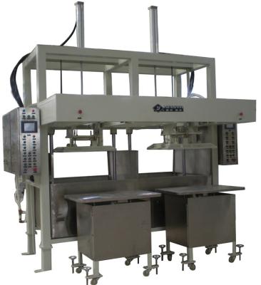 China Semiautomatic Paper Pulp Molding Machine with Drying-in-Mould Technology, 30-300kg/h Capacity, 220-440V Voltage for sale