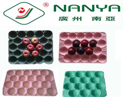 China Degradable Rectangular Paper Pulp Fruit Tray with 20 Cavities 4×5 Configuration for Sustainable Packaging for sale