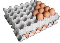 China Customizable Moulding Pulp Copper 30 Cavities Egg Tray Molds / Dies for sale