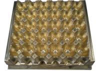 China Customizable Moulding Pulp Copper 30 Cavities Egg Tray Molds / Dies for sale