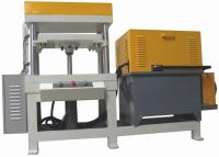 China Moulded Pulp Edge Trimming Machine 15-20 Tons Pressure 600×400mm Plate for Tableware Packaging for sale