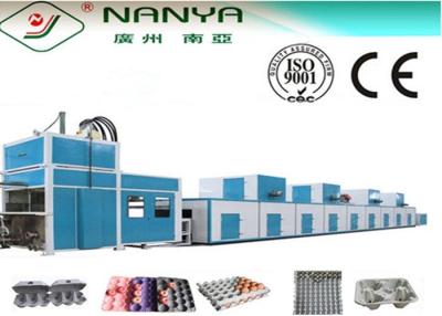 China Fully Automatic Pulp Molding Egg Tray Machine 700-2800 Pcs/Hour with 35-140kW Power Consumption for sale