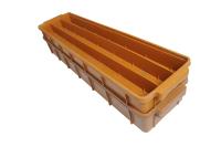 China 3 - Channel PE Plastic Mining Core Boxes / Core Storage Oil Core Tray Portable for sale
