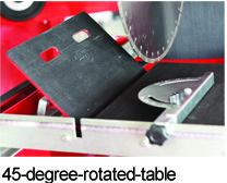 China Adjustable Water Supply Core Cut Concrete Saw With Steel Blade Material for sale