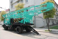 China High Speed Water Drilling Rig With Turnplate Rotary 11.6m Height Drill Tower for sale