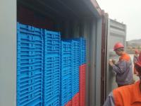 China High Strength Blue Core Tray Racking With Four Channels 1070×385×70mm for sale