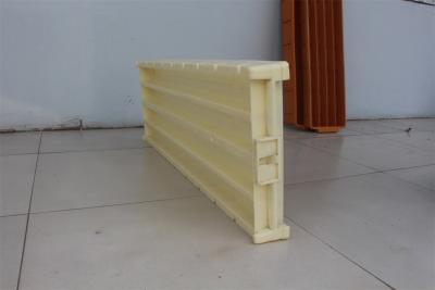 China Light Yellow HQ Core Boxes With Four Channels Strong Temperature Resisting for sale