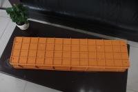 China High Intensity Recycled Plastic Core Tray Racking With Two Orange Channels for sale