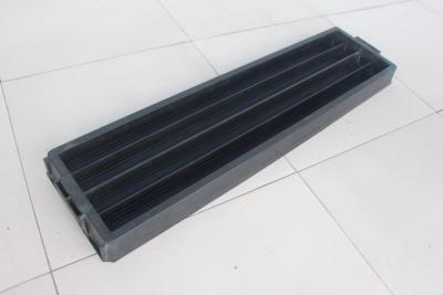 China Four Channels Black Rock Core Boxes For Geological Coal Mining High Strength for sale