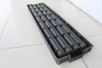 China 4 - Channel Plastic Drill Core Trays For Drilling Explore 55mm Rock Core for sale