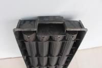 China Two Lines Drainage Hole Plastic Core Tray With Black Channel High Intensity for sale