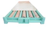 China Light Green Plastic Core Tray With Recycled Plastic Material High Strength for sale