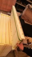 China ABS Material Light Yellow Core Tray Cover / Q Series Plastic Core Tray Lid for sale