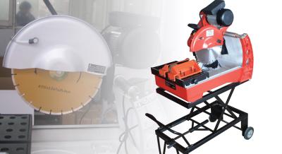 China Adjustable Water Supply Core Cut Concrete Saw With Blade High Efficiency for sale