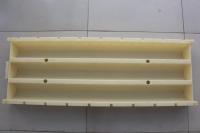 China Three Channels Yellow Rock Core Boxes For Geological Mining High Strength for sale