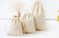 China Logo Customized Cloth Sample Bags , Mining Sample Bags With Cotton Rope for sale
