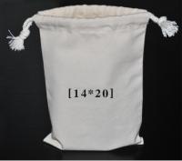 China Logo Customized Cloth Sample Bags , Mining Sample Bags With Cotton Rope for sale