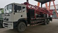 China High Speed Truck Mounted Drilling Machine , Geotechnical Drilling Equipment Red for sale