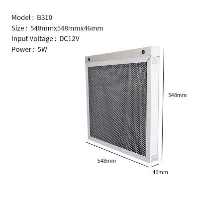 China 150mA-170mA 12V Electrostatic Air Conditioning Filter For Fresh Air System AIR B310 Current for sale
