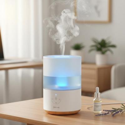 China 2w Air Ultrasonic Humidifier Featuring Plasma Purification Mode Aromatherapy Suitable for Office Bedroom and Living Room for sale