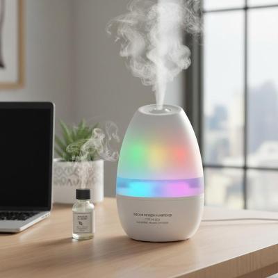 China Indoor Oxygen Humidifying Aroma Ultrasonic Humidifier Featuring 7 Colorful Lights Enhancing Air Moisture and Ambiance in Workspaces for sale
