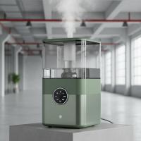 China Green Ultrasonic Air Humidifier Featuring Timing 1H 3H 6H CONT Designed for Business and Industrial Applications for sale